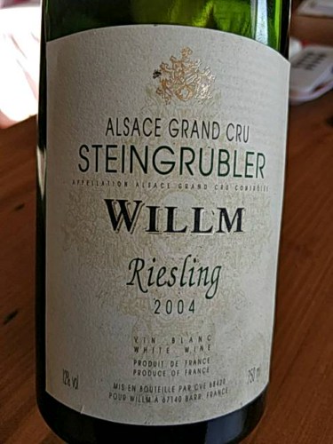 Willm Alsace Grand Cru 'Steingrubler' Riesling | Vivino US