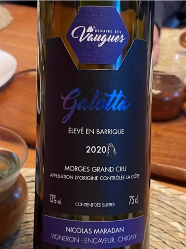 Domaine des Vaugues Galotta Morges Grand Cru | Vivino United Kingdom