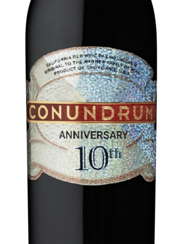 Conundrum Anniversary 10 Th Red Blend | Vivino English