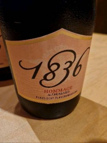 Schloss Wackerbarth Hommage au Bussard 1836 Klassische Flaschengärung ...