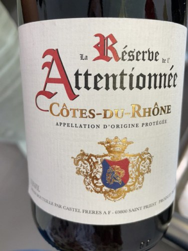 Castel Freres La Réserve de L'Attentíonnée Côtes-du-Rhône | Vivino US