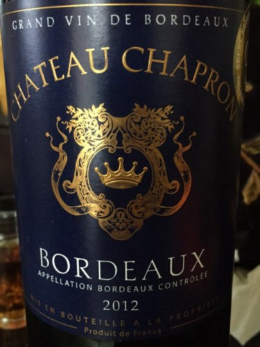 Château Chapron Bordeaux | Vivino US