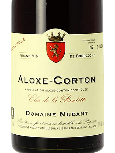 Domaine Nudant Aloxe-Corton Clos de la Boulotte Monopole | Vivino Français