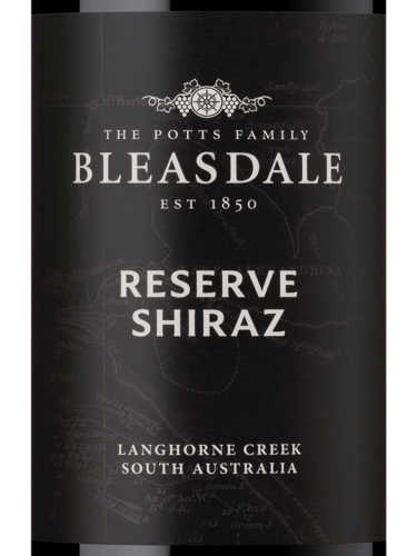 Bleasdale Reserve Shiraz Vivino Us