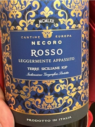 Cantine Europa Necoro Rosso | Vivino 日本語