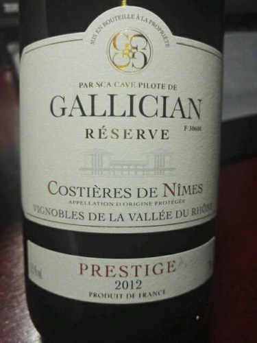 Gallician Réserve Prestige Costières-de-Nîmes | Vivino English