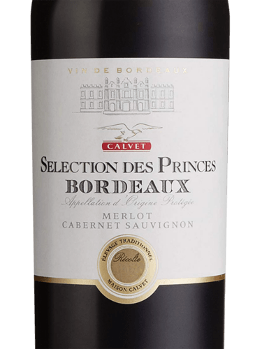 Calvet Selection des Princes Bordeaux | Vivino Brasil