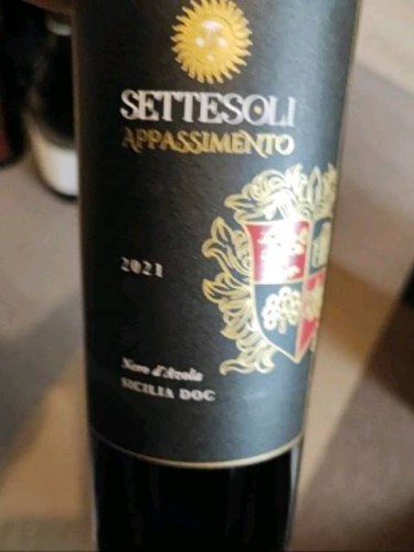 2021 Settesoli Appassimento Rosso | Vivino US