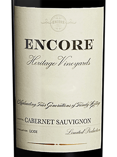 2021 Encore Heritage Vineyards Cabernet Sauvignon | Vivino US