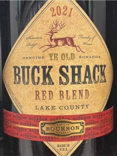 Buck Shack Bourbon Barrel Red Blend | Vivino Singapura