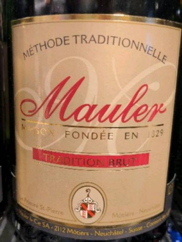 Mauler Union Neuchâtel Cuveé Spéciale Brut | Vivino US