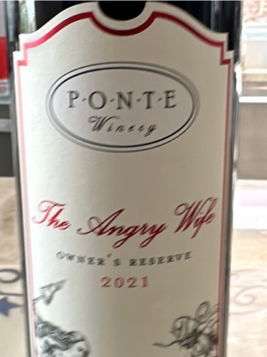 Ponte Owner's Reserve The Angry Wife Red | Vivino English