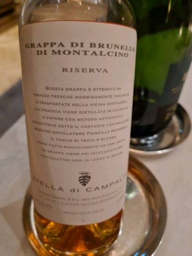 N.V. Stella di Campalto Grappa di Brunello Riserva | Vivino Australia