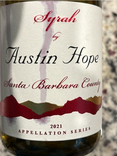 Austin Hope Syrah | Vivino English