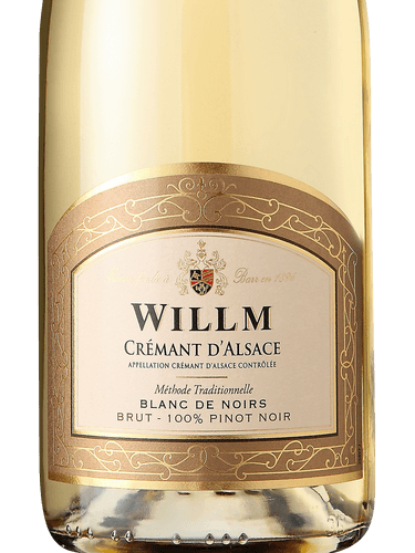 N.V. Willm Cremant d'Alsace Blanc de Noirs Brut | Vivino English