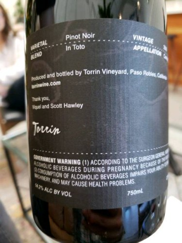Torrin In Toto Pinot Noir | Vivino US