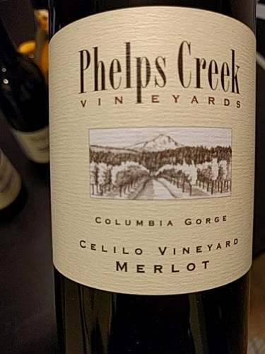 Phelps Creek Celilo Vineyard Merlot | Vivino US