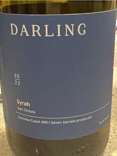 Darling Den Chòsta Syrah | Vivino US