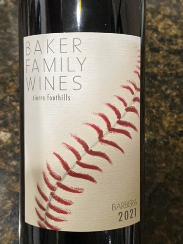 Baker Family Wines Barbera | Vivino US
