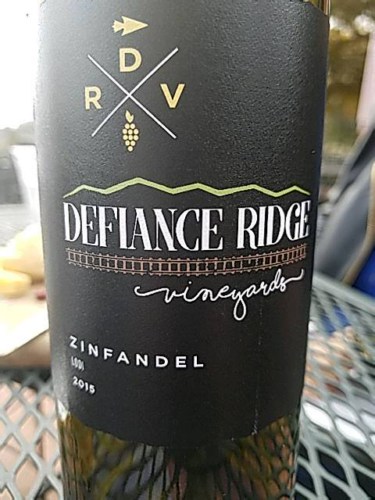 Defiance Ridge Vineyards Zinfandel | Vivino US
