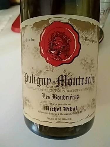 Michel Vidal Les Boudrieres Puligny-Montrachet | Vivino US