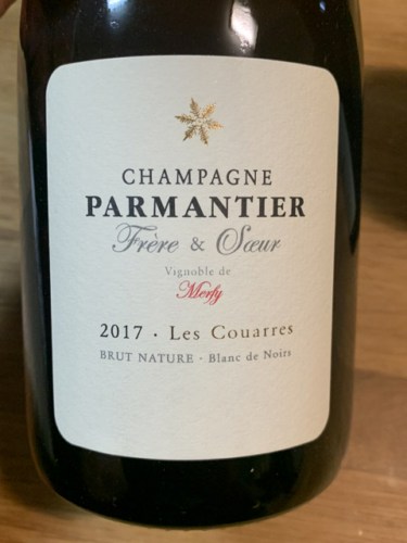 Parmantier Frère & Soeur Les Couarres Brut Nature Blanc de Noirs ...