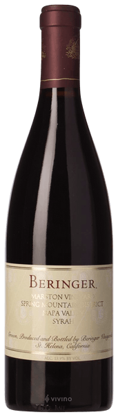 Beringer Marston Syrah | Vivino US