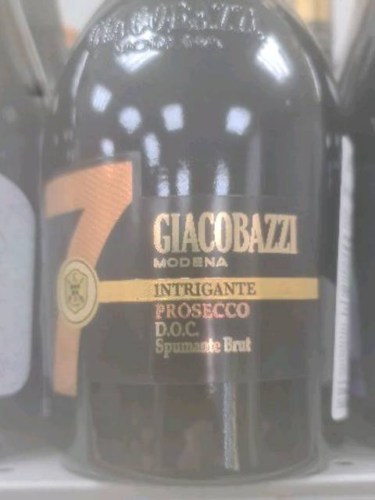 Giacobazzi 7 Intrigante Prosecco Spumante Brut | Vivino US