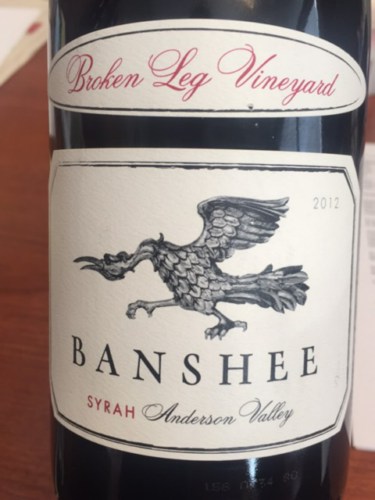 Banshee Wines Broken Leg Vineyard Syrah | Vivino US