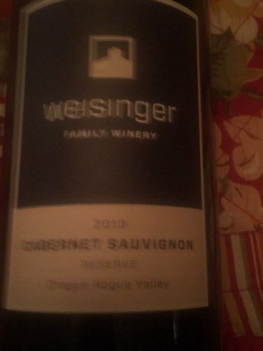 Weisinger Reserve Cabernet Sauvignon | Vivino US