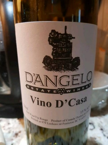 D'Angelo Estate Winery Vino d'Casa | Vivino Canada