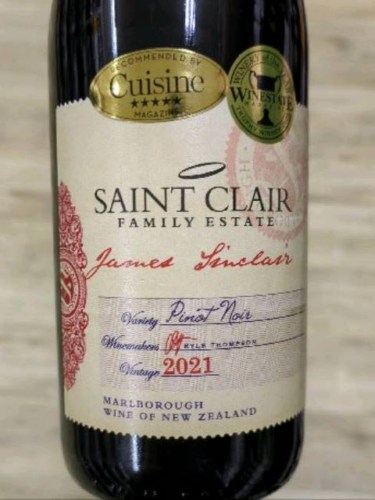 Saint Clair Family Estate James Sinclair Pinot Noir | Vivino US