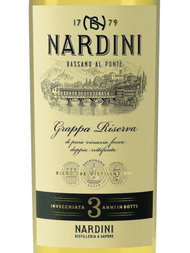 N.V. Blo Nardini Grappa 3 Anni Riserva | Vivino US