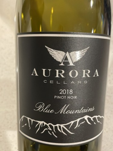 Aurora Cellars (Aurora Colony Vineyards) Blue Mountains Pinot Noir ...