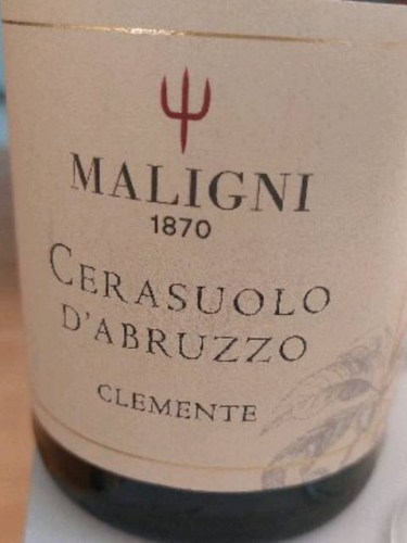 Maligni Clemente Cerasuolo d'Abruzzo | Vivino English