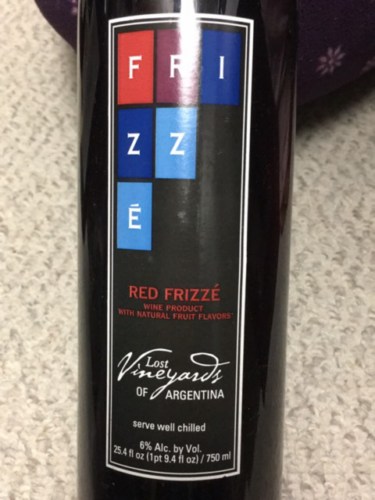Frizzè Lost Vineyards Red Frizzé | Vivino US