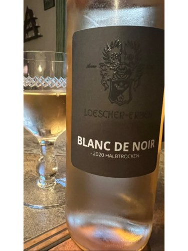 Loescher Erben Blanc de Noir Halbtrocken | Vivino US
