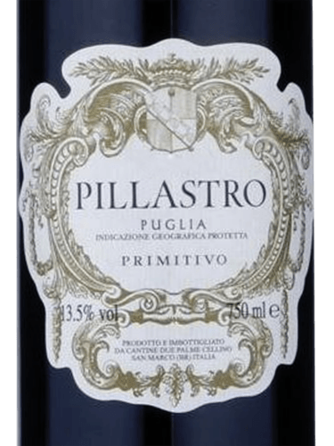 Cantine due Palme Pillastro Primitivo Puglia | Vivino English