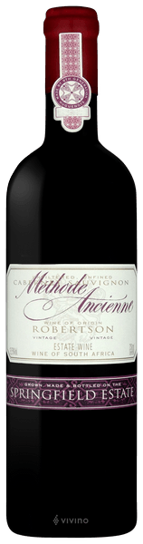 Springfield Estate Méthode Ancienne Cabernet Sauvignon | Vivino English
