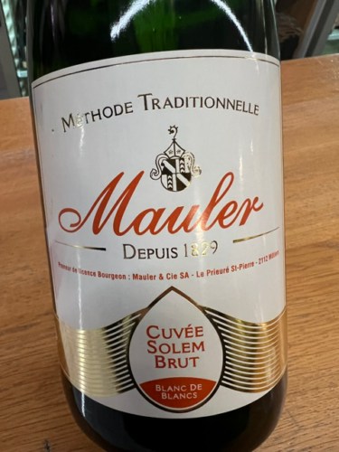 Mauler Blanc de Blancs Cuvée Solem Brut | Vivino US