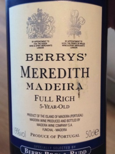 N.V. Berry Bros & Rudd Berrys' Meredith Full Rich Madeira | Vivino US
