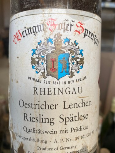 Spreitzer Oestricher Lenchen Riesling Spätlese Halbtrocken | Vivino 日本