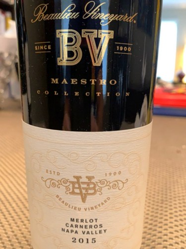 Beaulieu Vineyard (BV) Maestro Collection Carneros Merlot | Vivino France