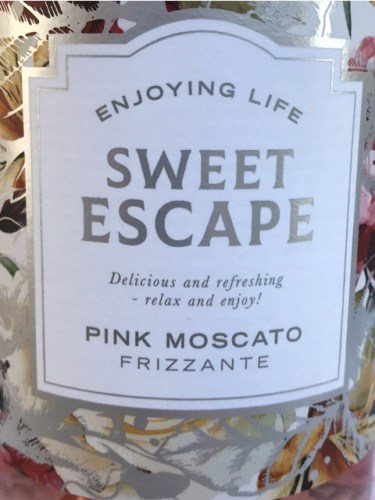 Sweet Escape Pink Moscato Frizzante | Vivino US