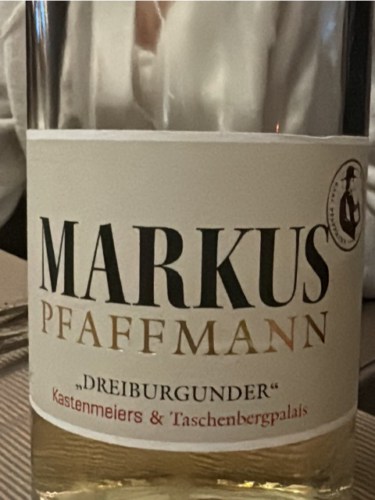 Karl Pfaffmann Markus Pfaffmann Dreiburgunder Kastenmeiers & Taschenbergpalais | Vivino US