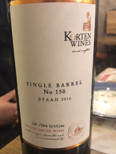 2021 Korten Single Barrel No 150 Syrah | Vivino US