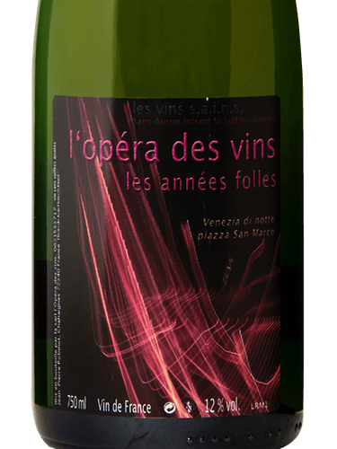 Jean-Pierre Robinot l'Opéra des Vins Les Années Folles |Vivino Hong Kong