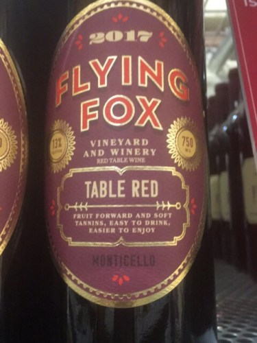 Flying Fox Fox Red Table | Vivino English