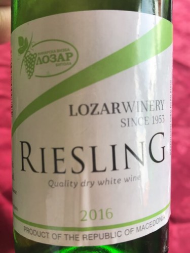 Lozar Vinery Riesling | Vivino US