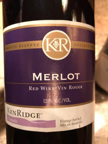 Kenridge Classic Private Reserve Merlot | Vivino US